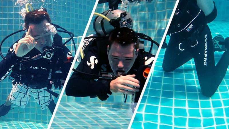 Neutrally Buoyant vs Kneeling: Scuba Diving Skills Compared